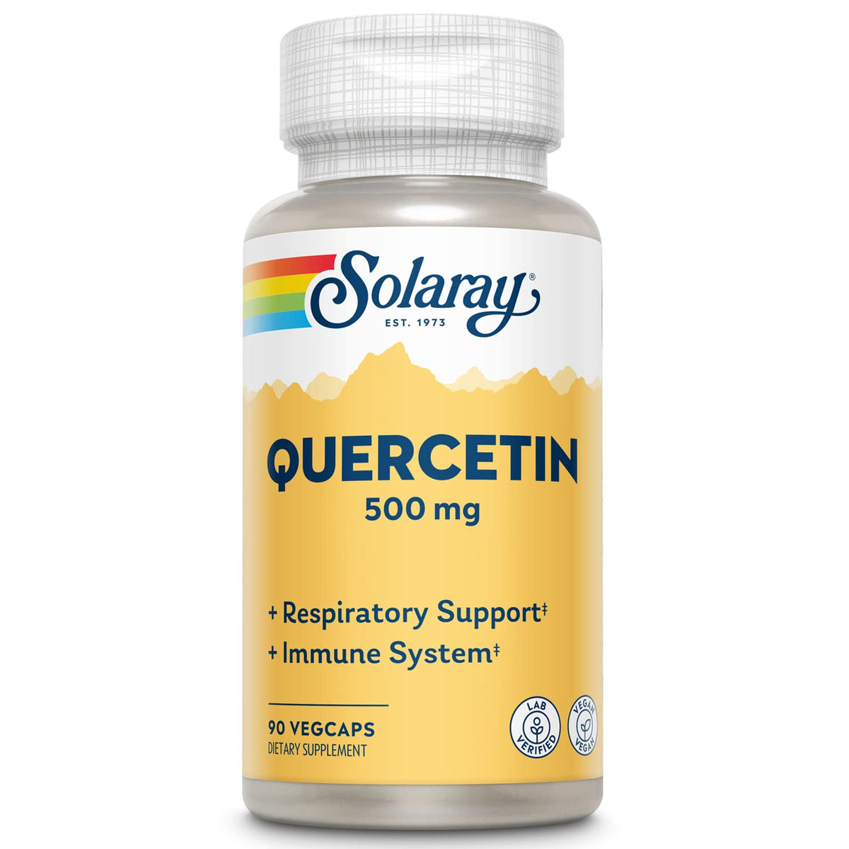 Solaray Quercetin 500 mg, Supports Sinus, Respiratory, Immune Function ...